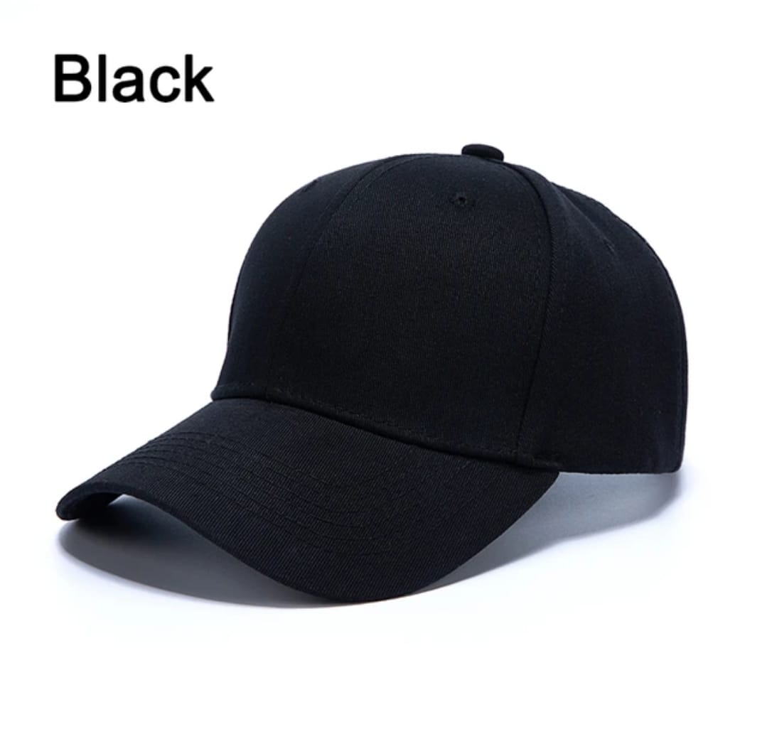 Plain Black Cap For Men By Bajrang | Daraz.com.np