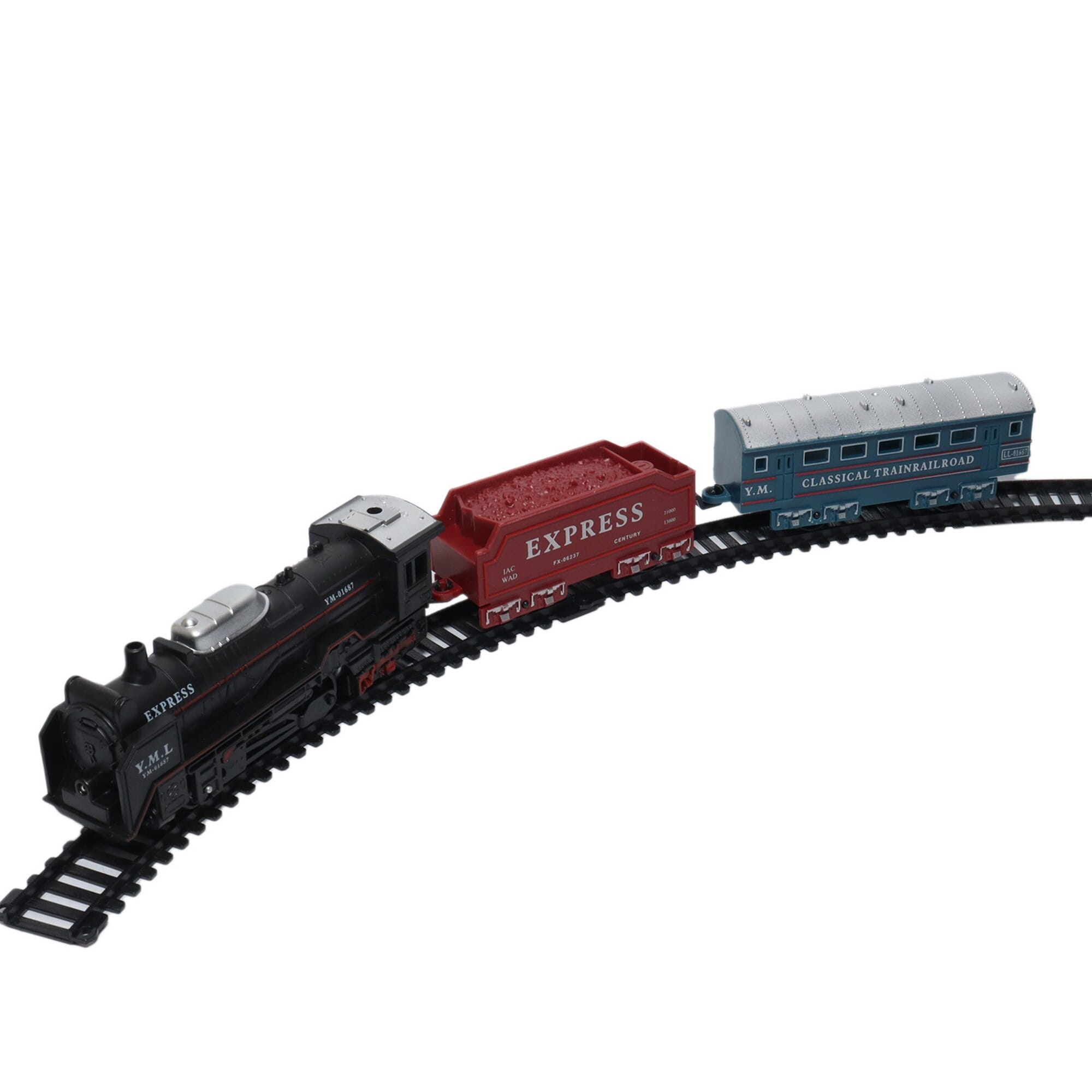 Black And Grey Color Plastic Train Set | Daraz.com.np