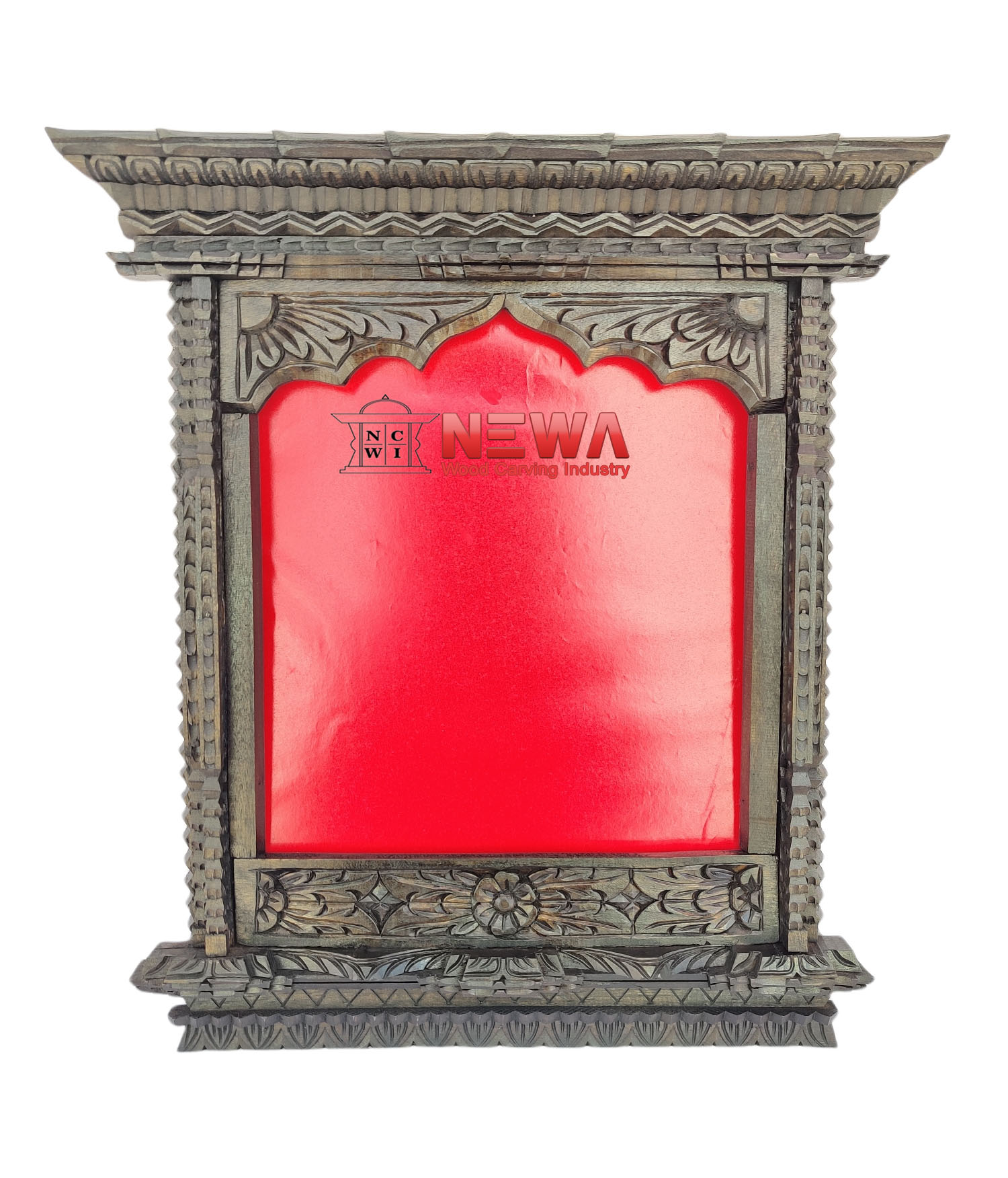 Wooden Kumari Carved Photo Frame 18 inch by 20 inch | Daraz.com.np