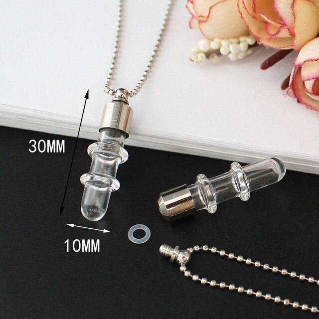 Small vial necklace store