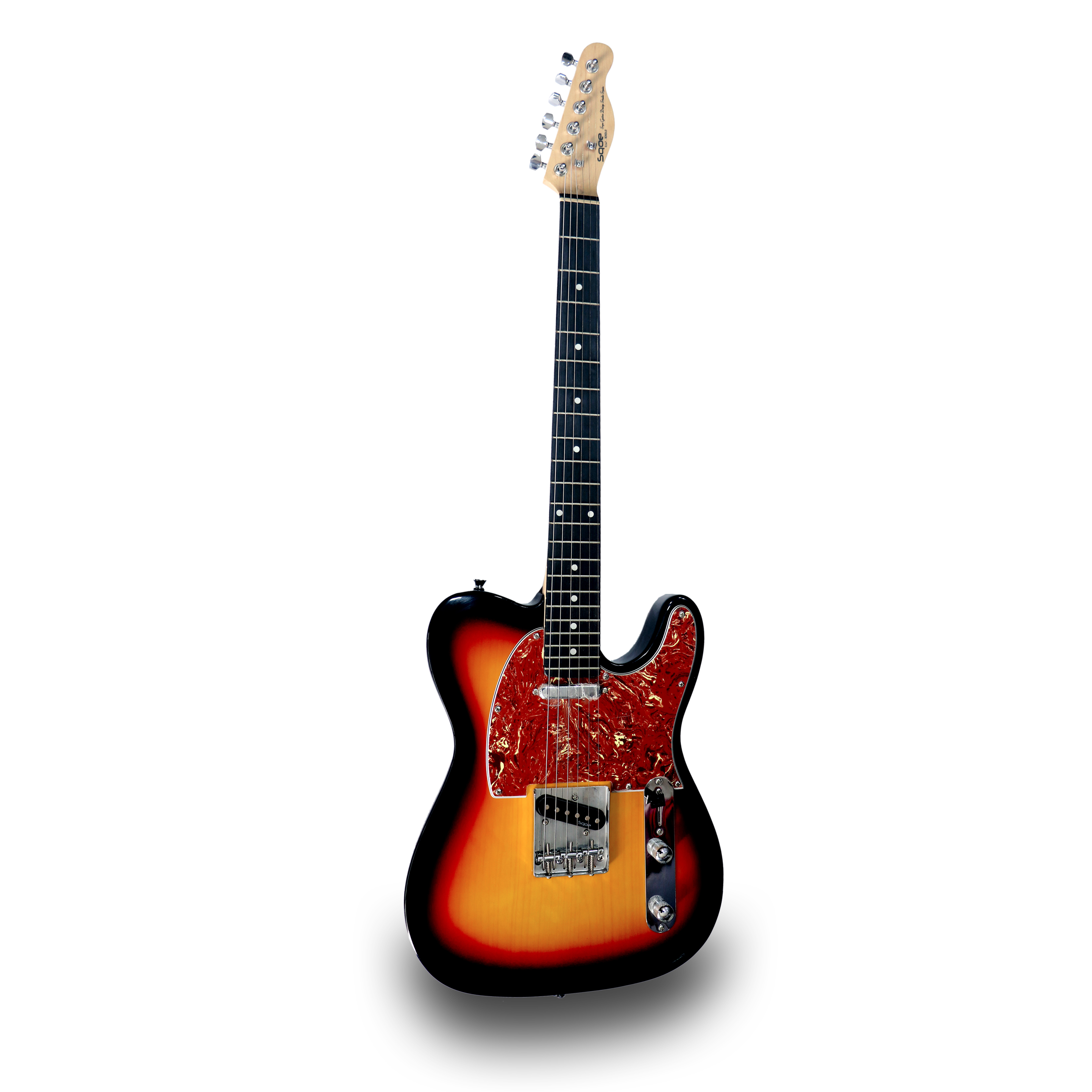 Sqoe Telecaster Electric Guitar with Free Padded Bag, Strings and Pick ...