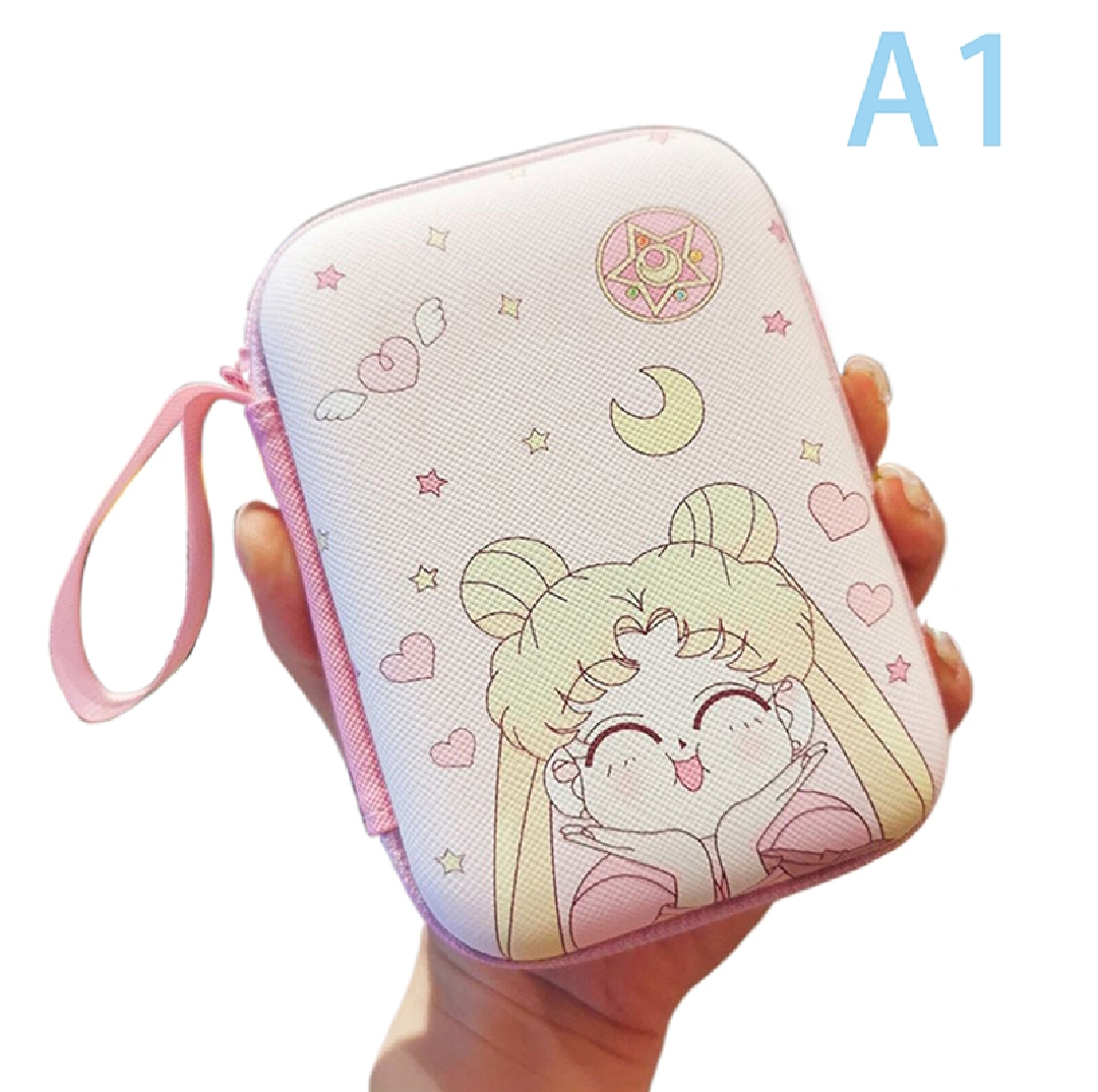 Pinches Artcore Cute Cartoon Fruit Pattern Headphone Data Cable Storage ...