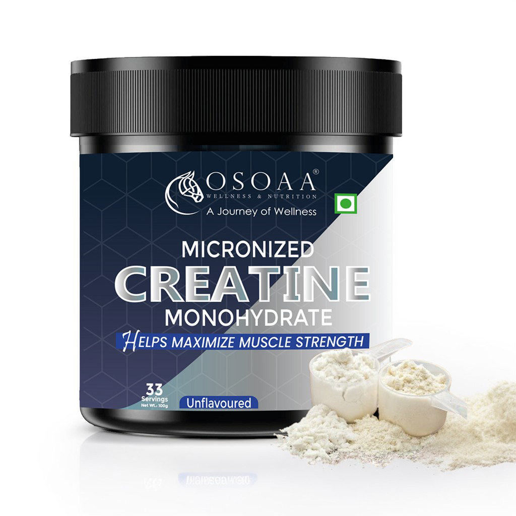 OSOAA Micronized Creatine Monohydrate - (100 gm, 33 Servings) | Daraz ...