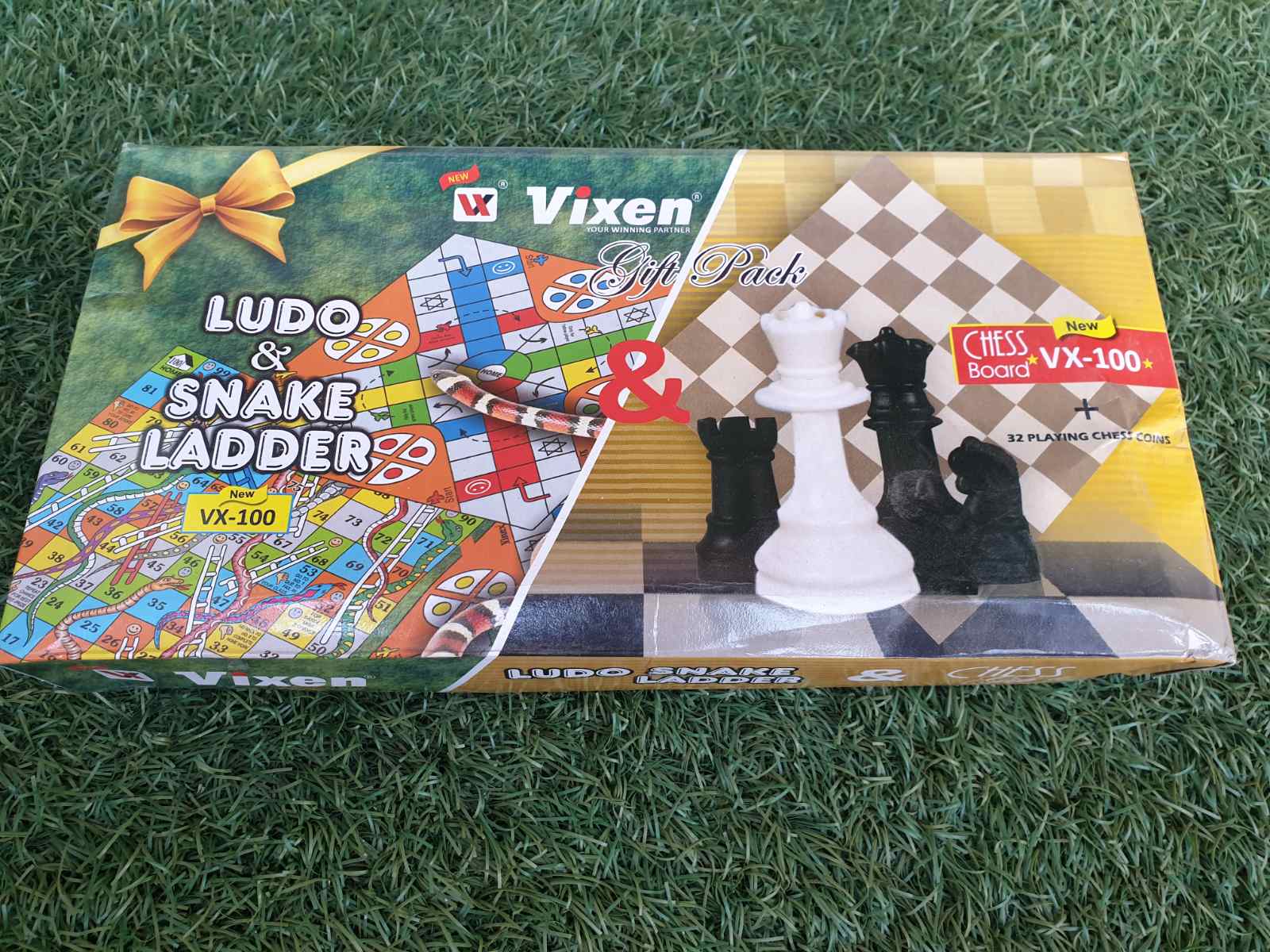 Vixen Chess+ Ludo+ Snake and Ladder Combo Set/ Gift Pack of Three Games ...