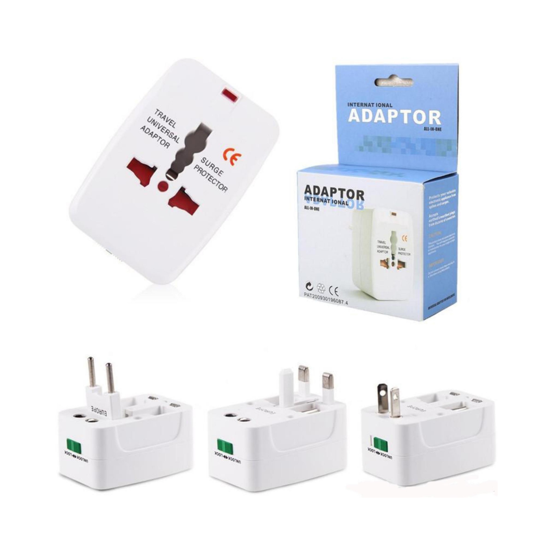 Universal International Electric Plug Power Socket Adapter All in one Travel AC Power Charger ...