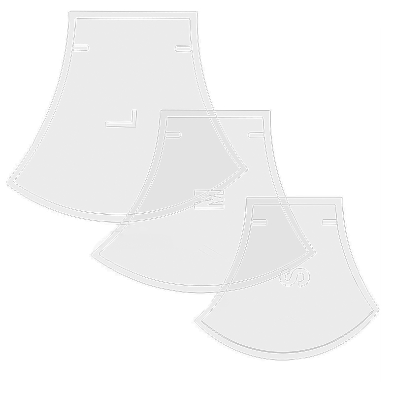 3 Sizes Sewing Template Face Protector Sewing Pattern Template DIY ...