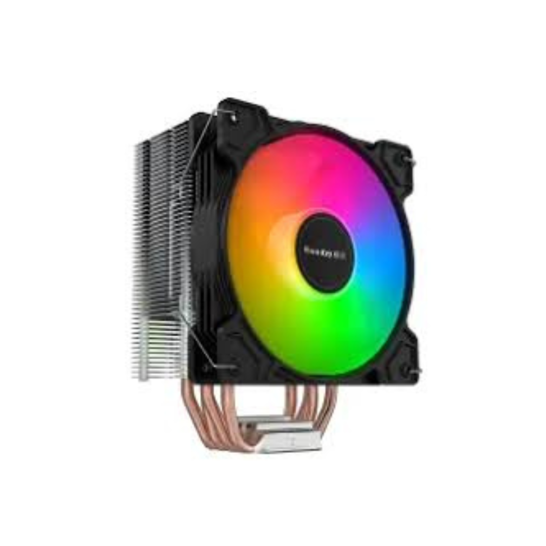 Huntkey CPU Cooler Fan Frozen 400 | CPU Air-Cooled Radiator | Colorful ...