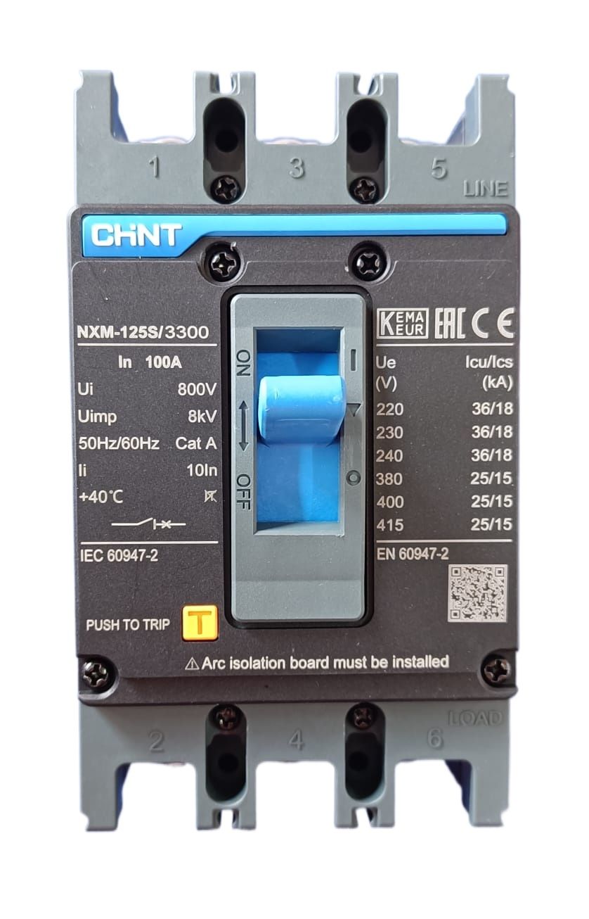 CHINT Moulded Case Circuit Breaker, MCCB TP 100 Amp | Daraz.com.np