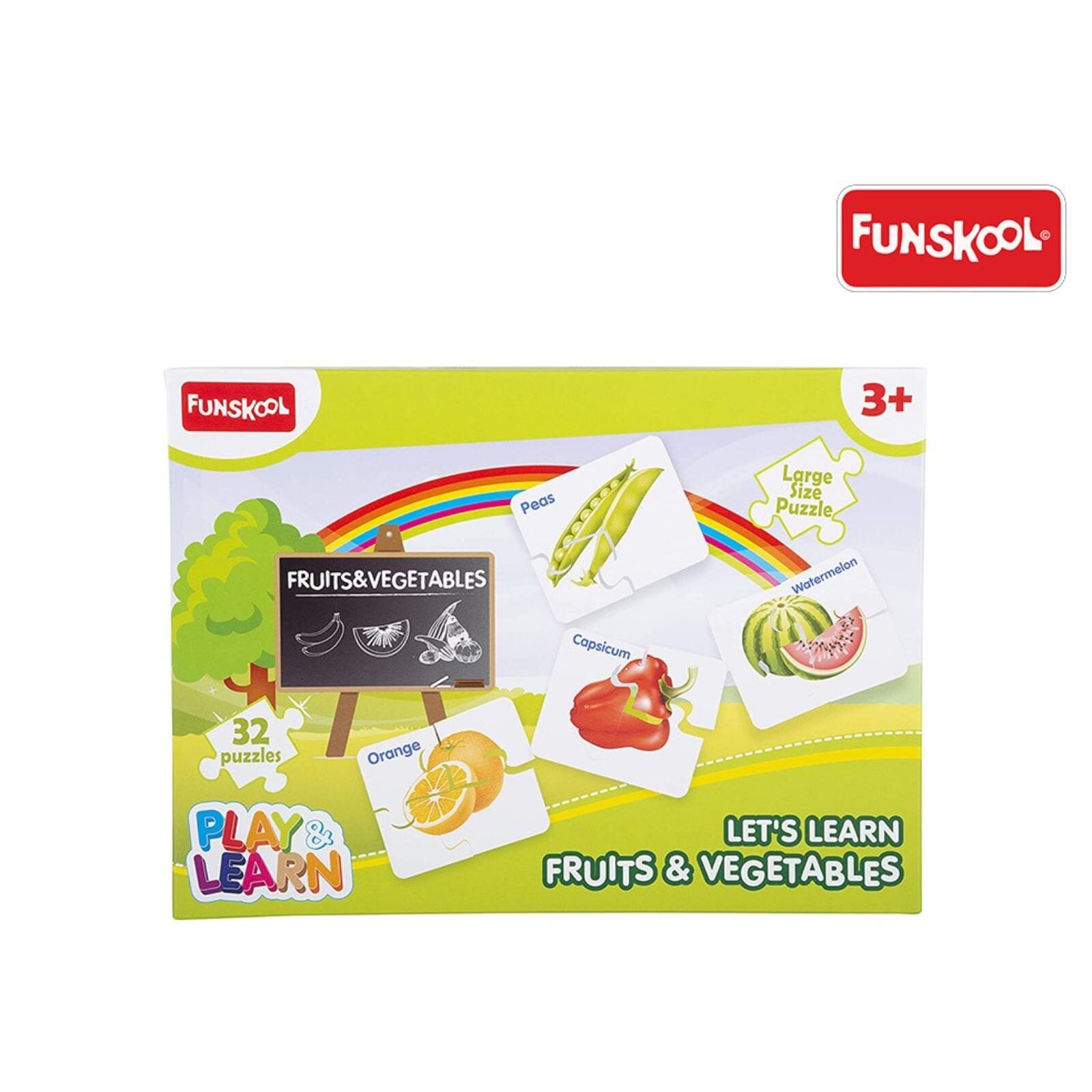 Funskool Play and Learn – Fruits and Vegetables Puzzle | Daraz.com.np