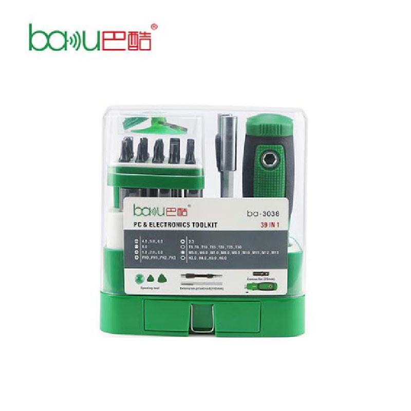 Baku Screw Driver Ba-3038 PC & Electronics Tool Kit 39in1 | Daraz.com.np