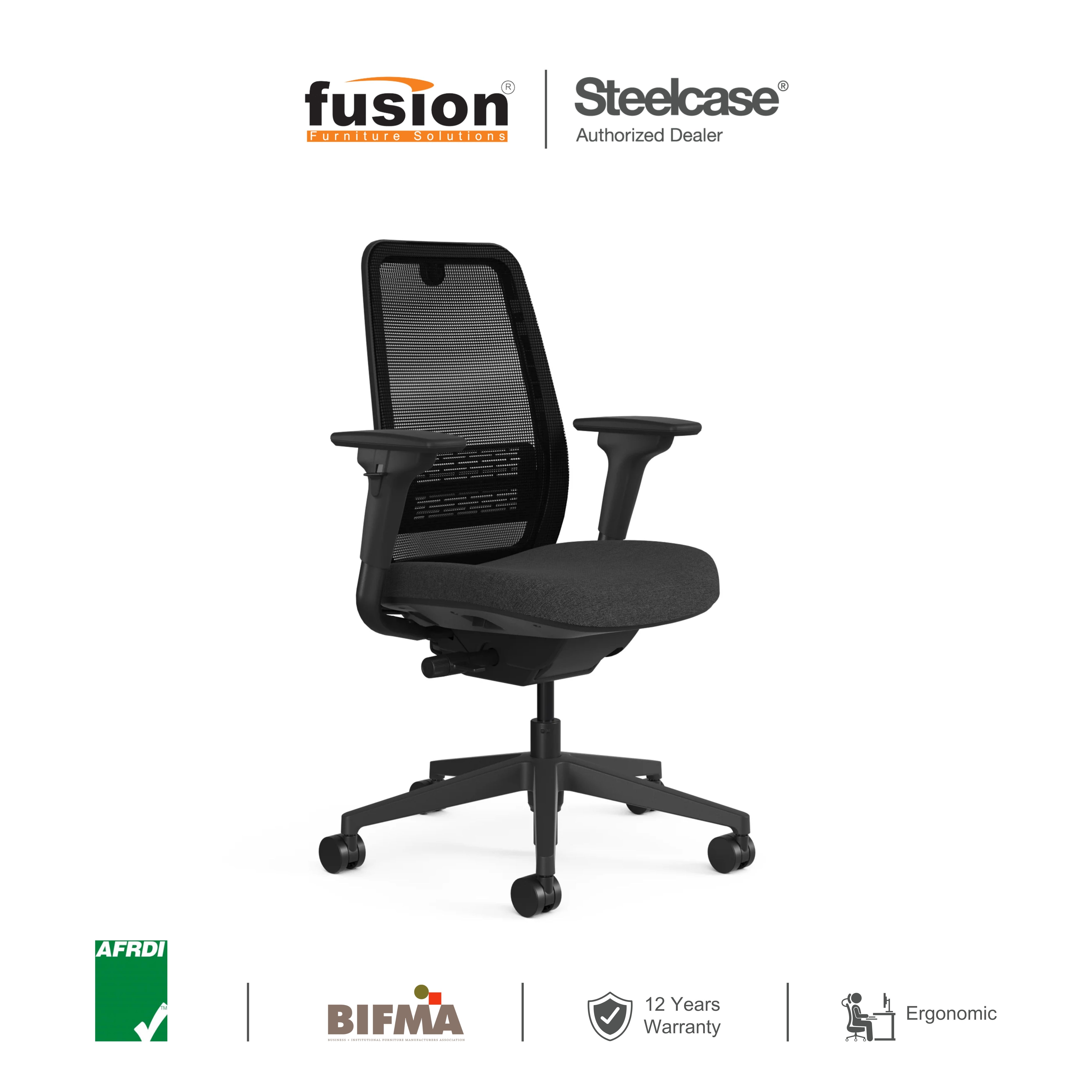 Steelcase Personality Plus Task Mesh Chair | Ergonomic Office Chair ...