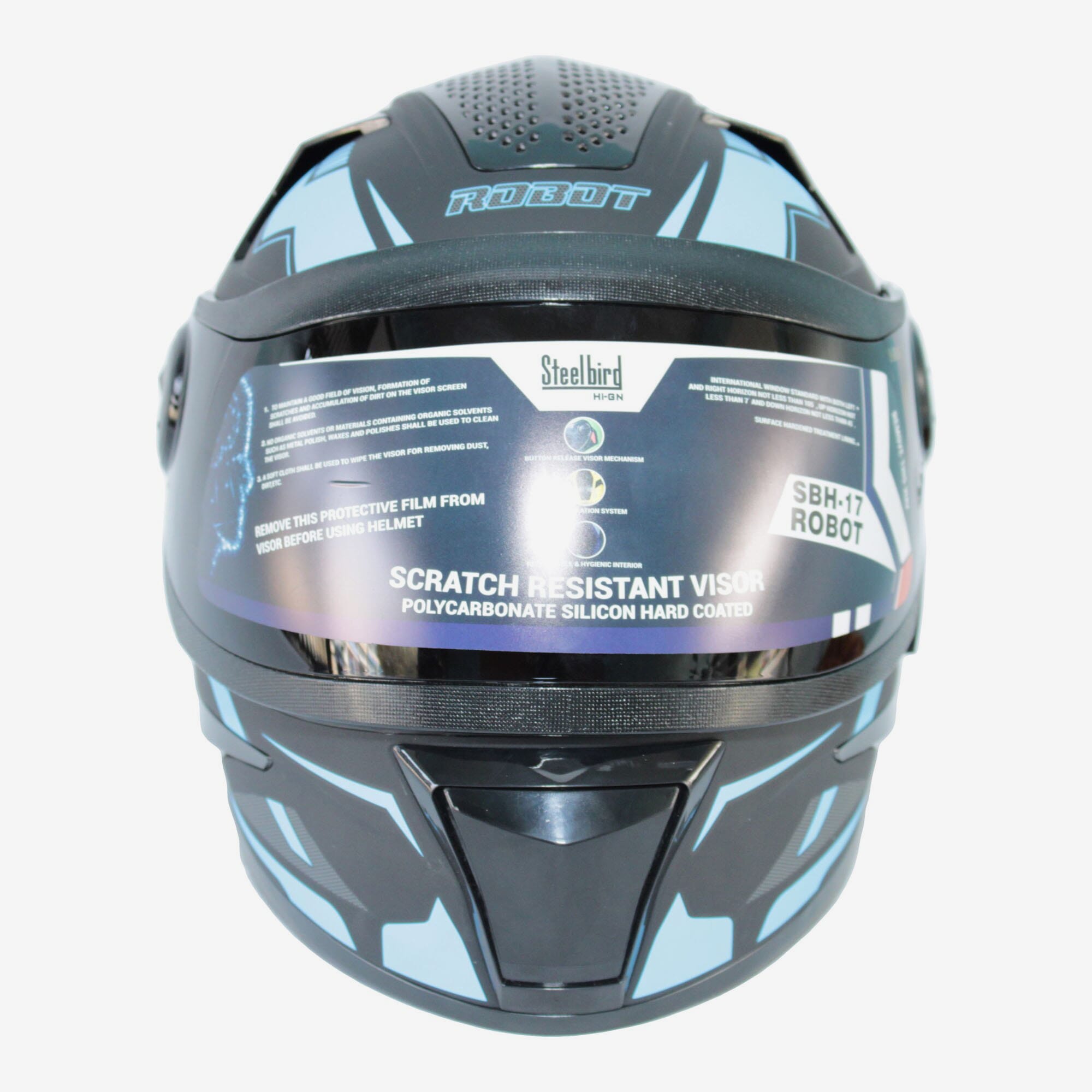Steel Bird Robot Full Helmet For Men | Daraz.com.np