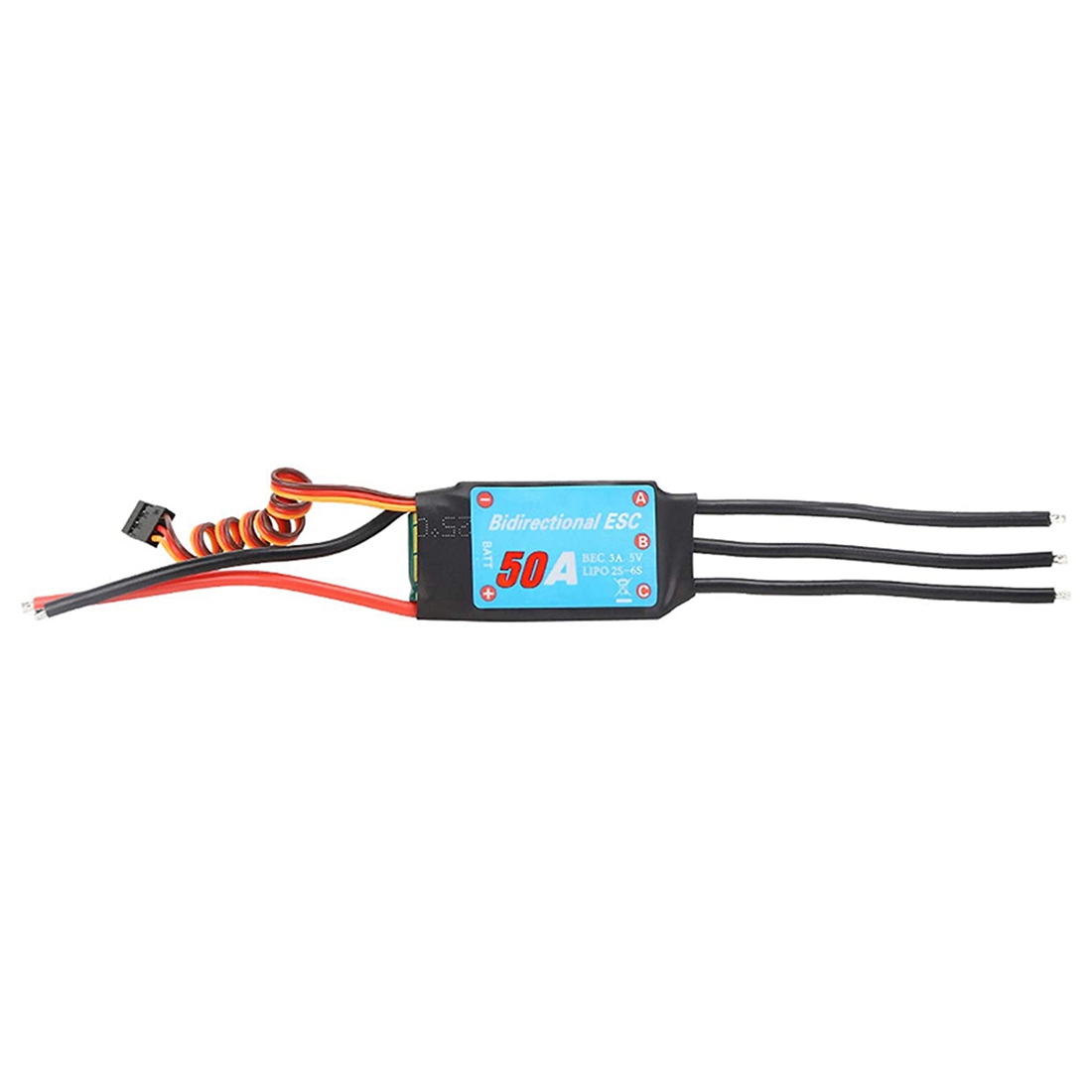 Bidirectional ESC 50A brushless ESC for Remote Control Ship Pneumatic ...