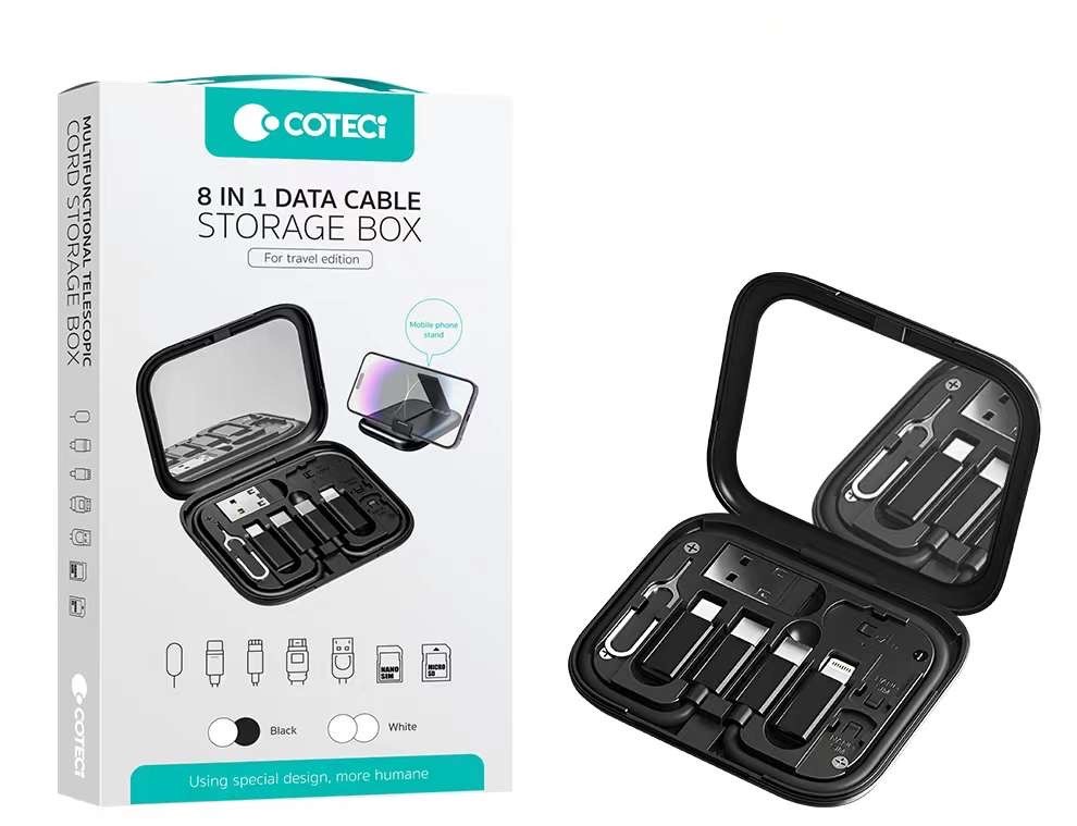 Coteci 87701 8 in 1 Data Cable Storage Box For Travel Edition | Daraz ...