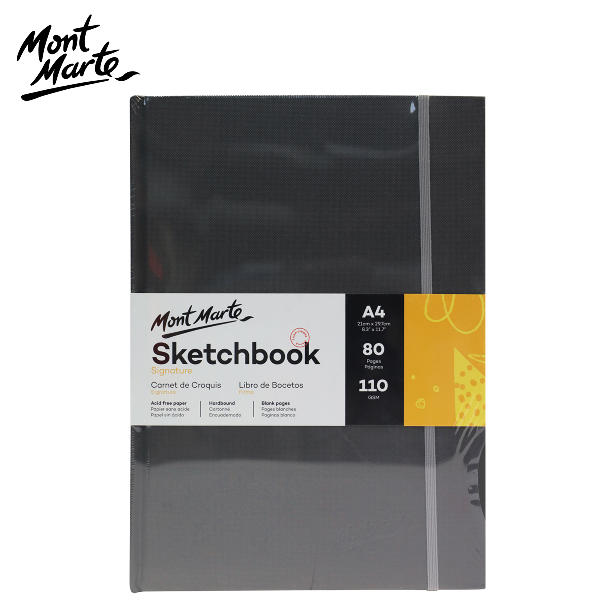 Mont Marte Hardbound Sketch Book 110gsm A4 By KitabKalam | Daraz.com.np