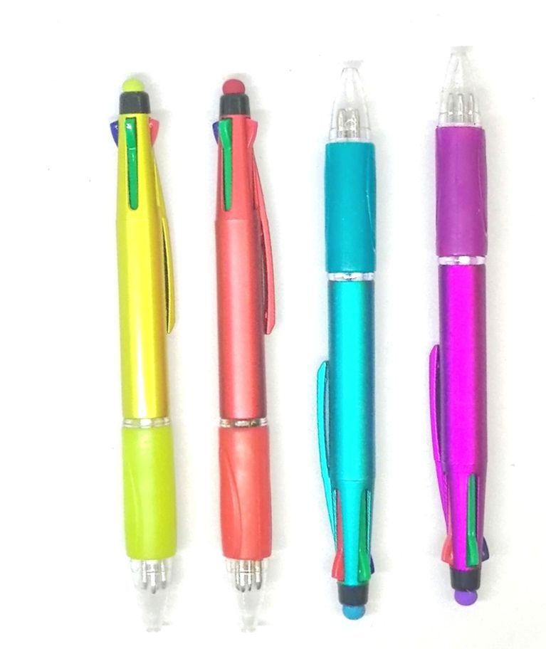 Multifunctional Four Colors Ball Pen - Set of 2 | Daraz.com.np