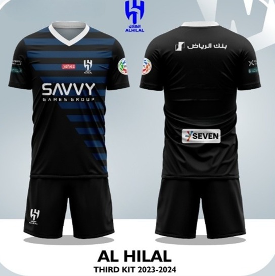 Al Hilal A GradeThird KIt 2023-2024 Black color | Daraz.com.np