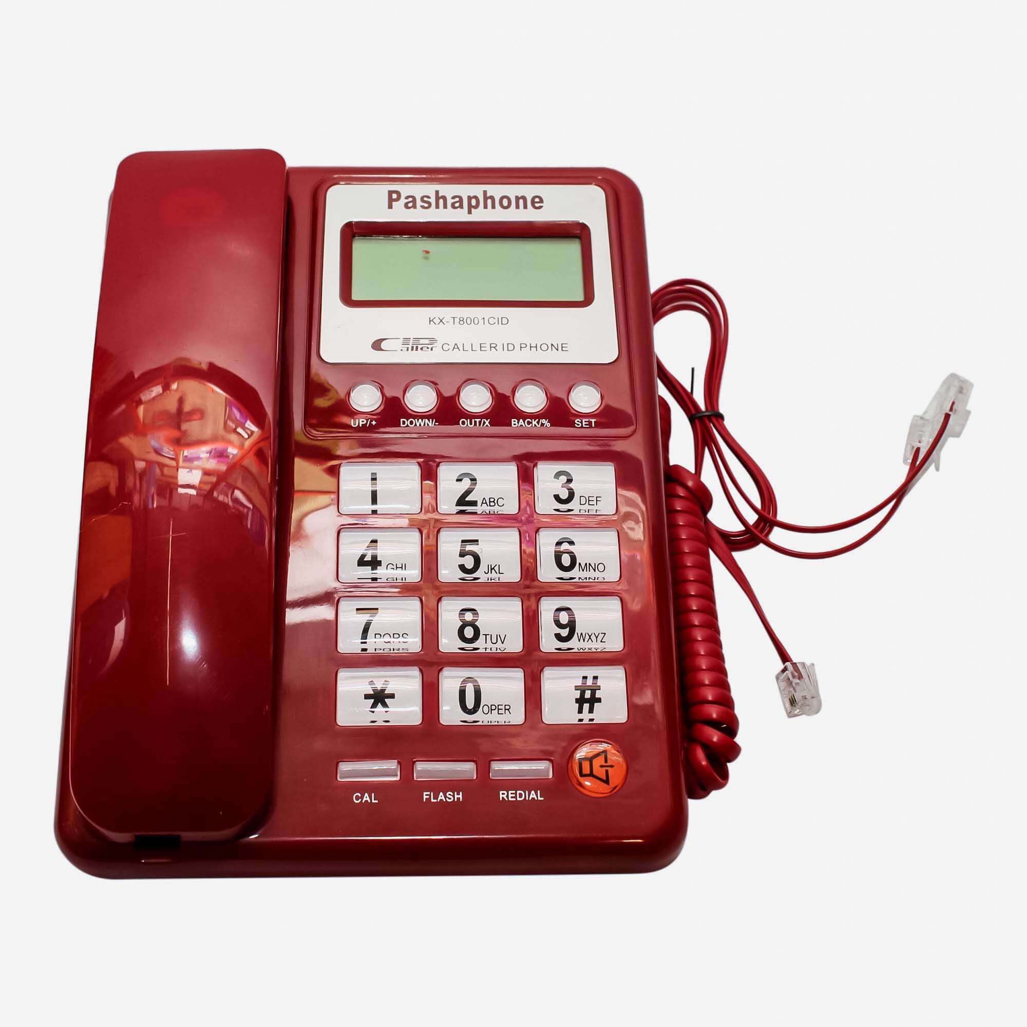 Pashaphone 12 digit Caller Id Phone- Landline Telephone Set KX-T8001CID | Daraz.com.np