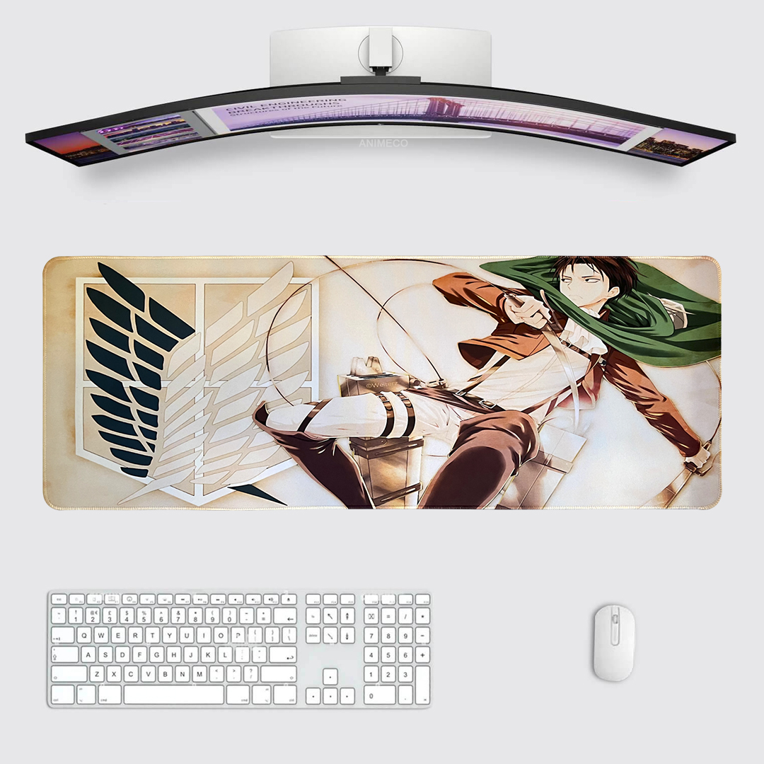 Attack On Titan Anime Levi Ackerman Survey Corps Design Computer Laptop ...