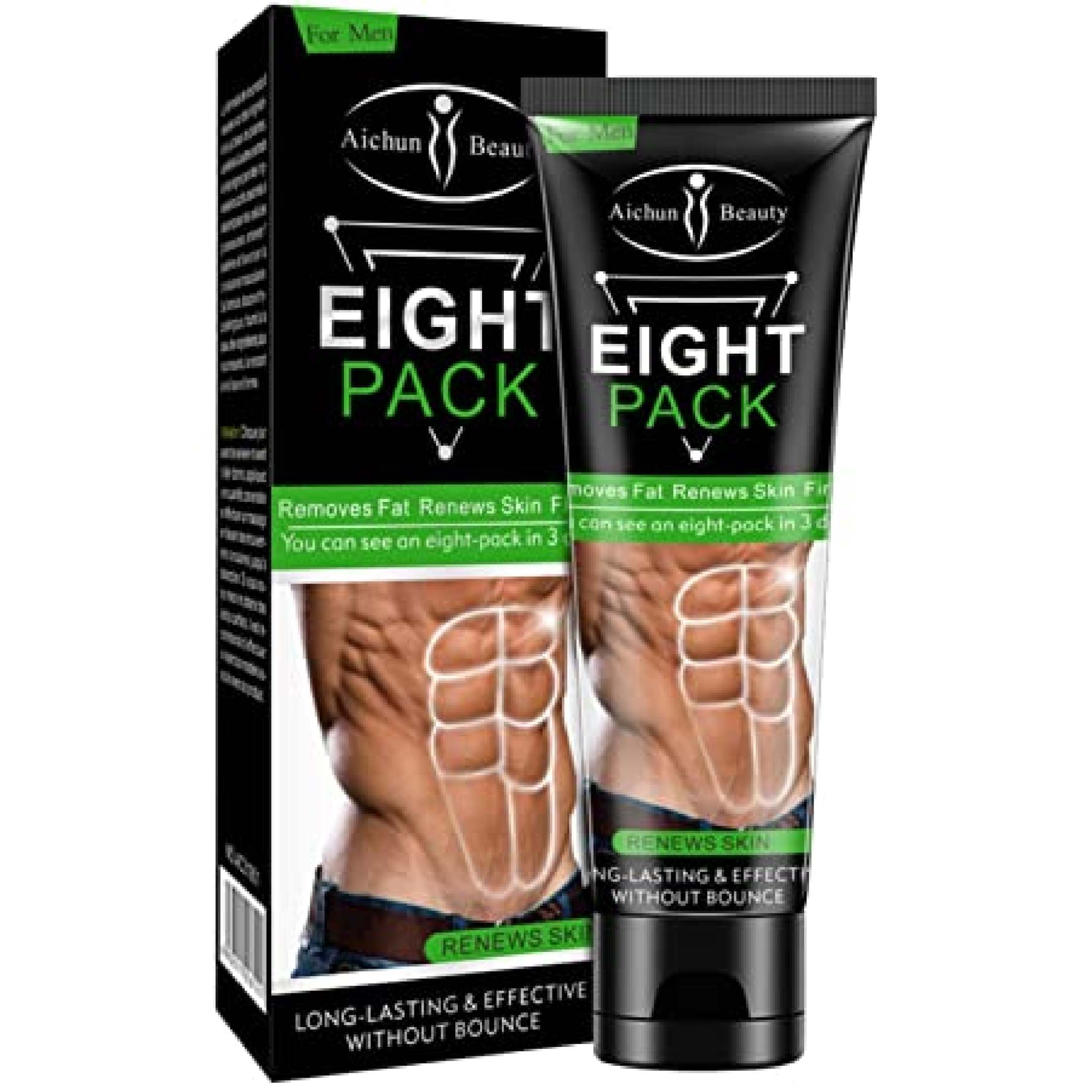 Eight Pack For Men Stronger Muscle Cream Waist Torso Smooth Lines Press ...