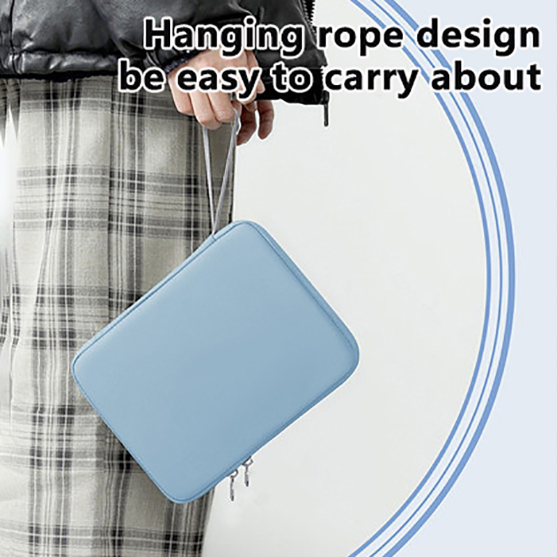 Pu Leather Multifunctional Waterproof Tablet Bag Layered Storage Bag ...