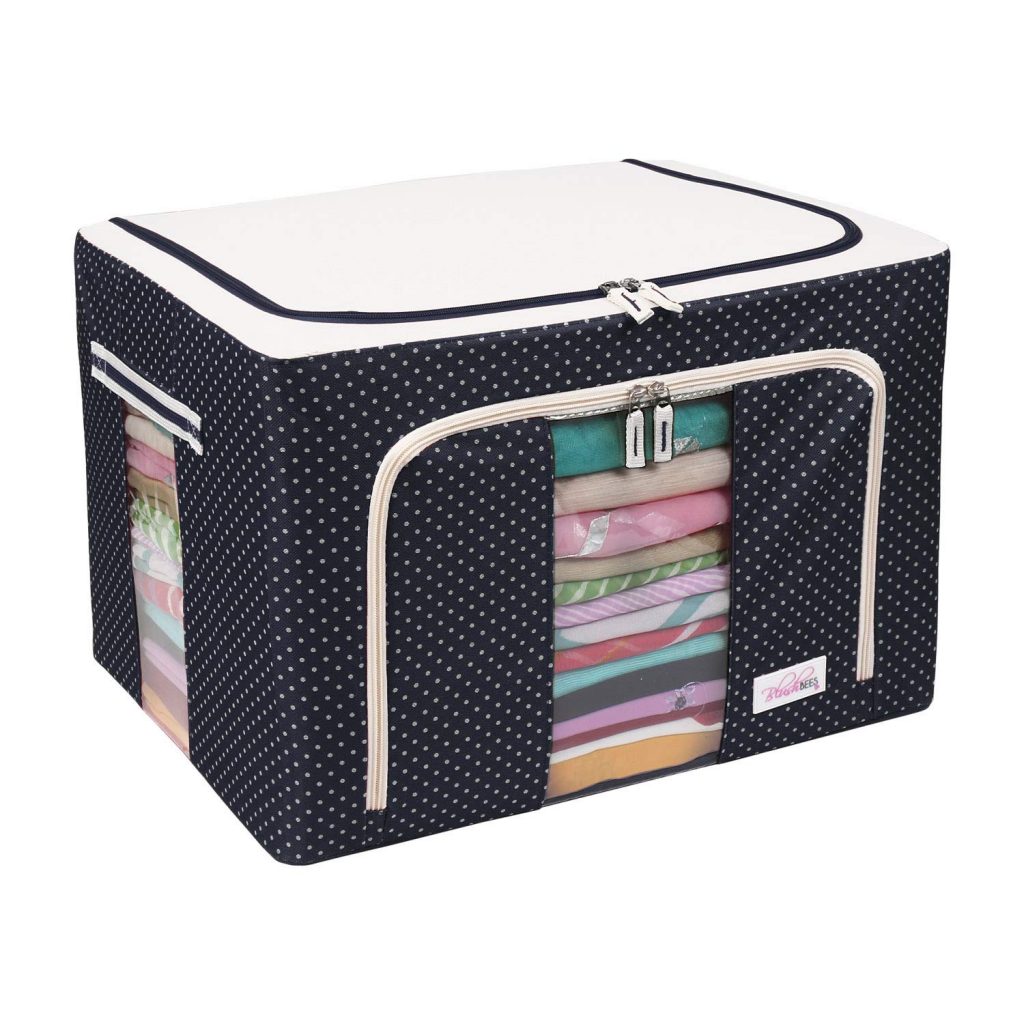 Printed Waterproof Cloth Storage Box (Colour May Vary) | Daraz.com.np
