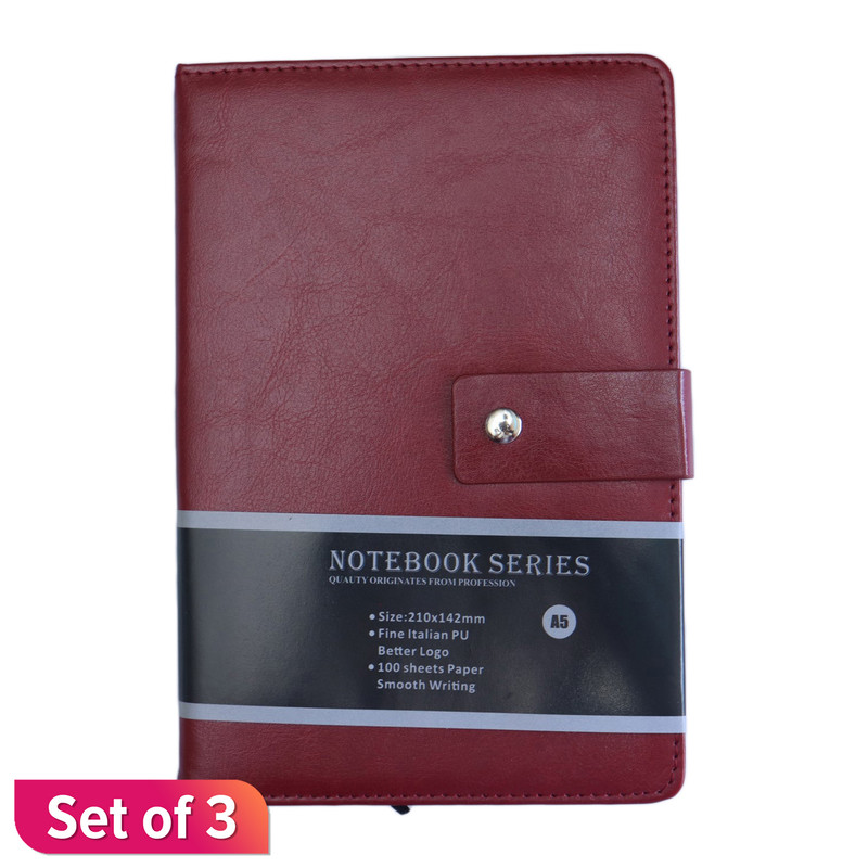 Pack Of 3 Red Color Yuku Notebook | Daraz.com.np