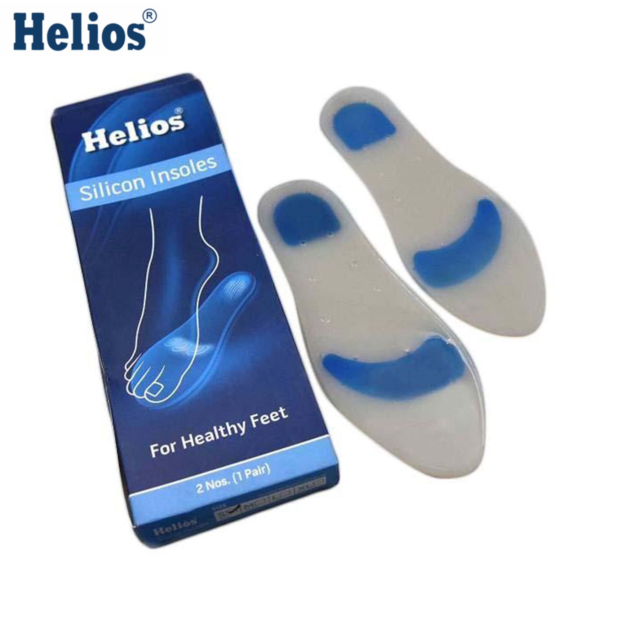 Helios Silicon Insoles For Shoes - Small/Medium/Large | Daraz.com.np