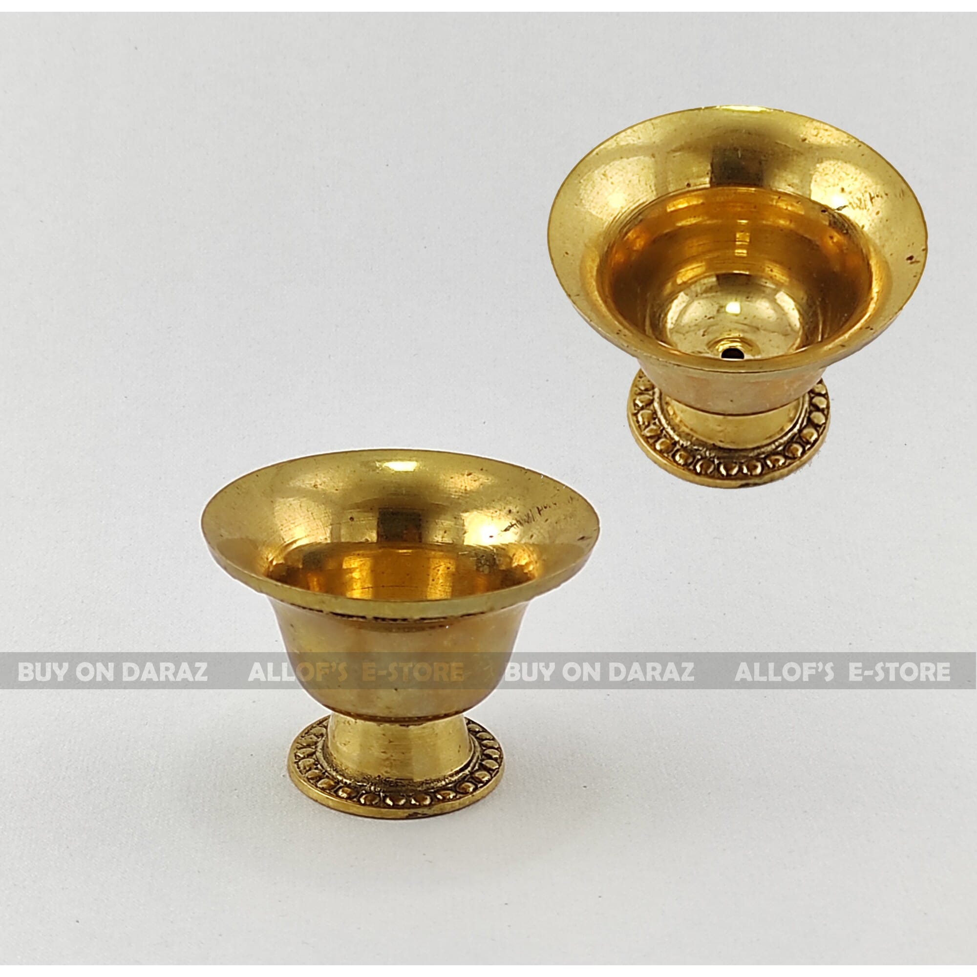 Brass Diyo Batti With Stand -For Worshipping | Daraz.com.np