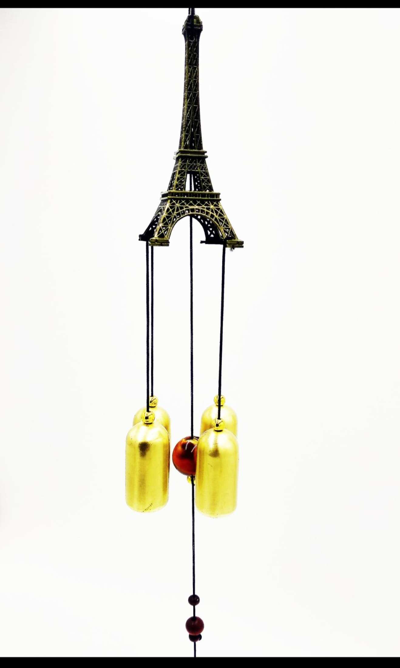 Paris Tower Metal Tubes Bells Windchime Outdoor Wind Chimes Living Yard ...