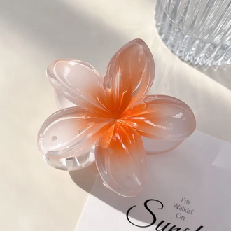 "Korean Style Flower Hair Clip: Candy Color Hair Claw for Women - 7CM ...