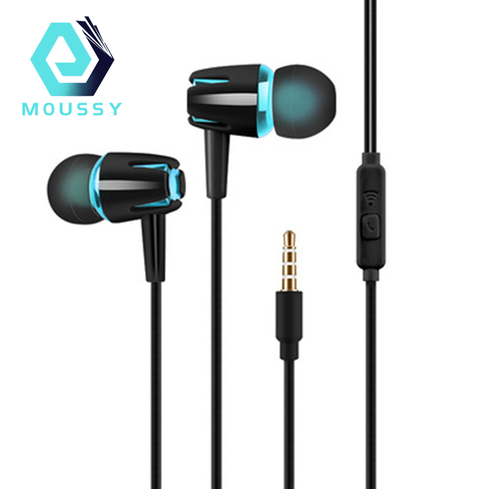 Wired Universal Noise Cancelling Stereo In-ear Earphone Phone Headset ...