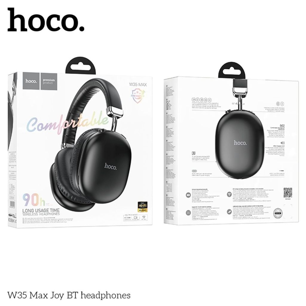 HOCO Headphones W35 Max Wireless/ Wired Headphone | Support BT And AUX Mode | Daraz.com.np