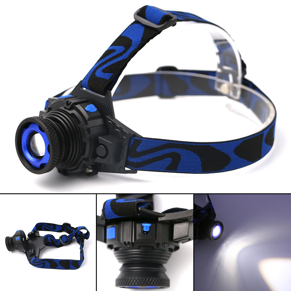 Good Quality Rechargeable Focus Headlamp Torch Lintern from the front ...