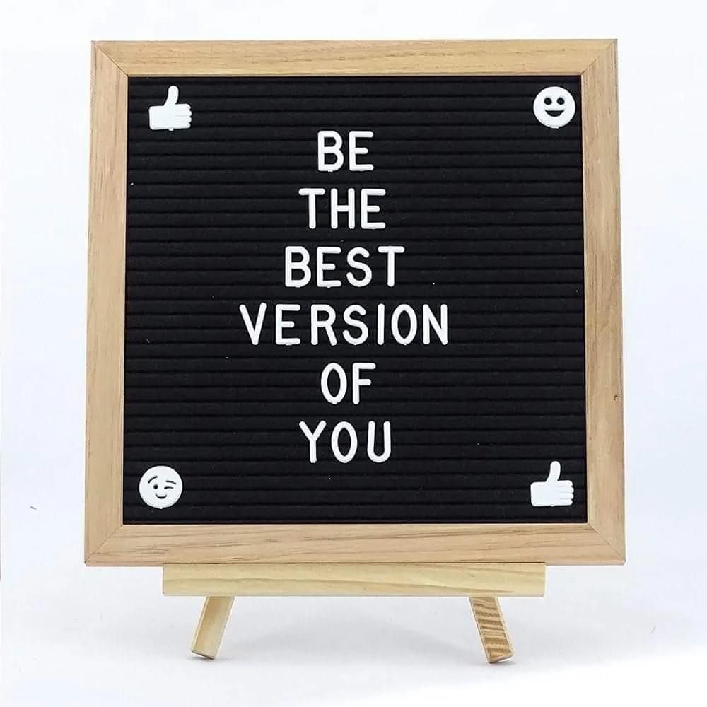 Wooden Frame Felt Letter Board -25 x 25 x 2cm | Daraz.com.np