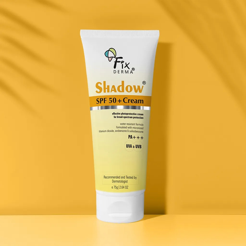 Fix Derma Shadow Sunscreen SPF 50+ Cream | 75g | Water Resistant ...