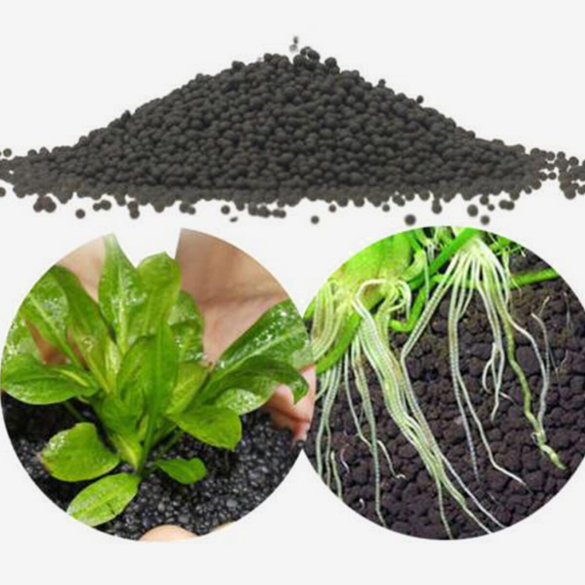 Eco Soil 1 Liter Loose Pack Aquarium Soil Aqua Soil Black Brown ...