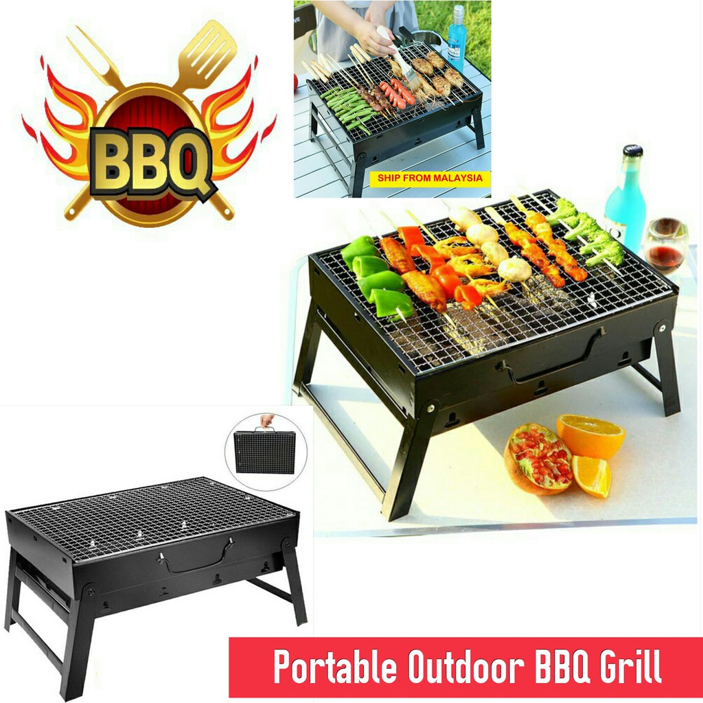 Foldable Portable Charcoal BBQ Grill Barbecue | Daraz.com.np