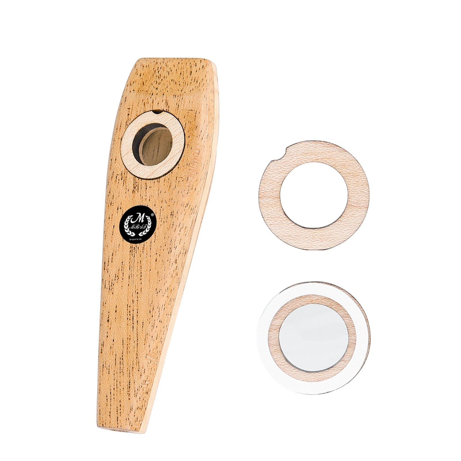 The wooden Kazoo instrument is easy to learn and uitable for all age ...