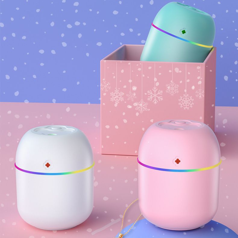 220ML Clover Humidifier Air Freshener Aroma Diffuser Oil Luminous ...