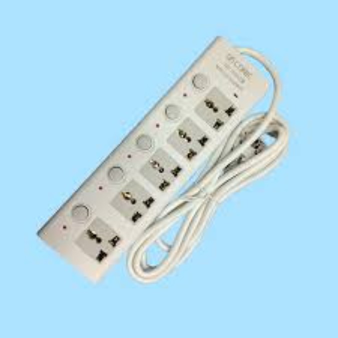 Multiplug Moveable Socket 5 Port 2500W | Daraz.com.np