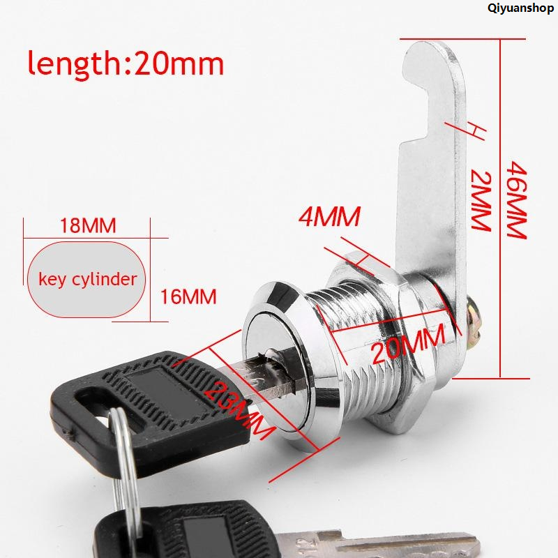 Qiyuanshop2025 New 16mm/20mm/25mm/30mm Classic Security Lock Metal ...