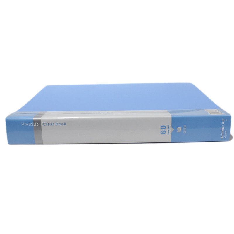 Blue 60 Pockets A4 Size Clear Book File | Daraz.com.np