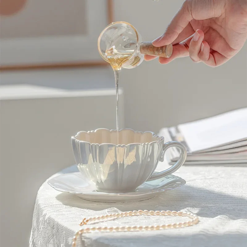 Petal Girl Afternoon Tea Home Exquisite Luxury Cup Office Afternoon Tea ...