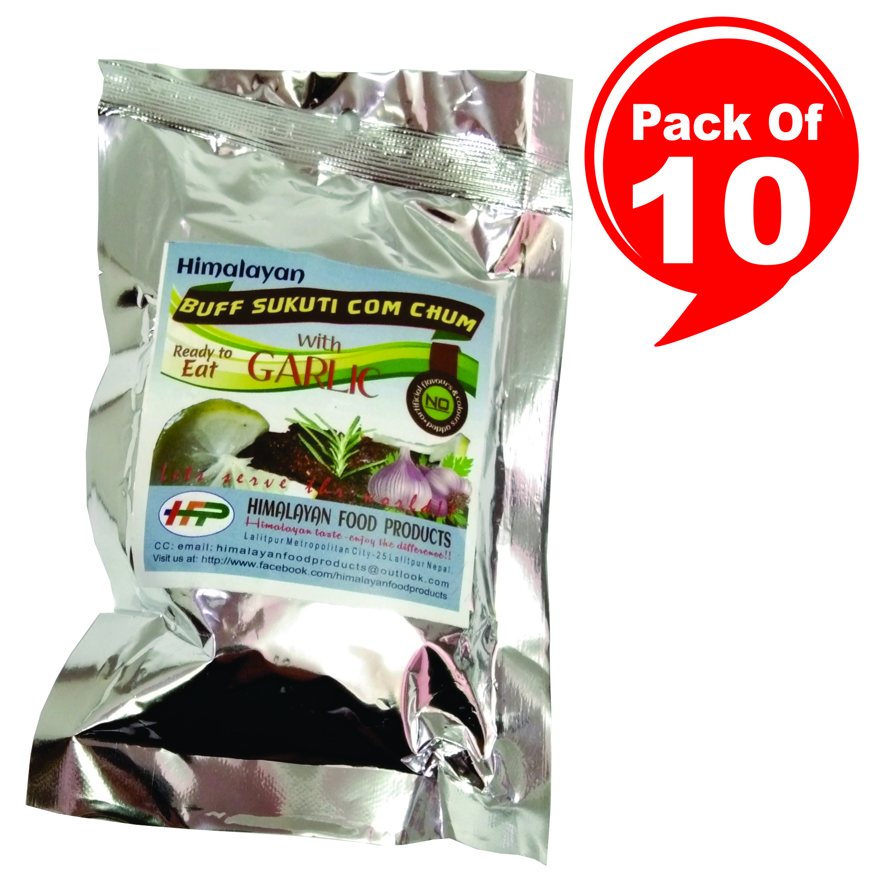 Himalayan Food Products Buff Sukuti Achar With Garlic 53gm Dark Brown ...
