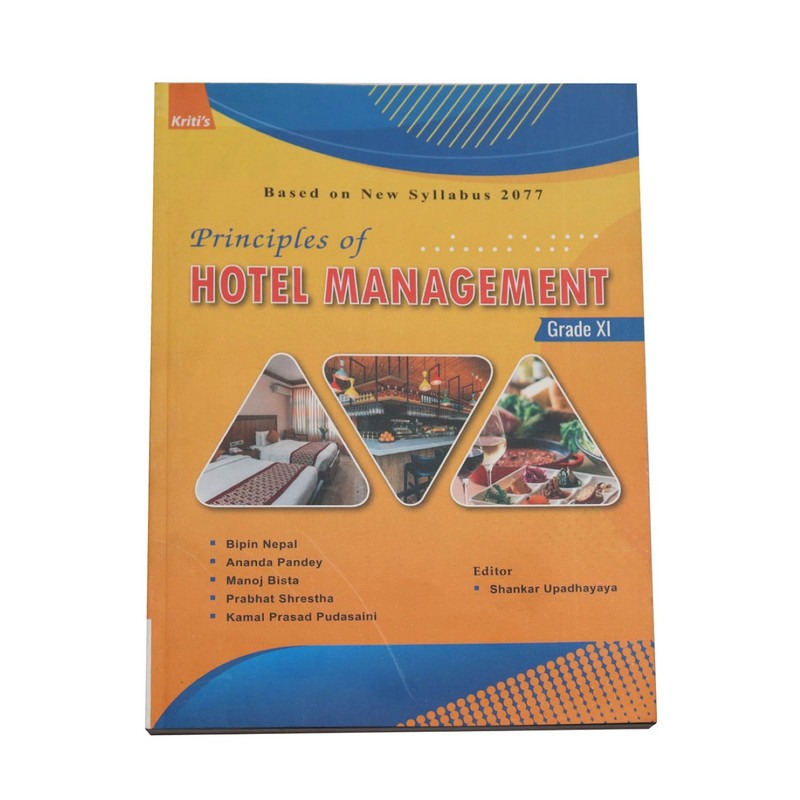 Kriti's Class 11 Principle Of Hotel Management Course Book | Daraz.com.np