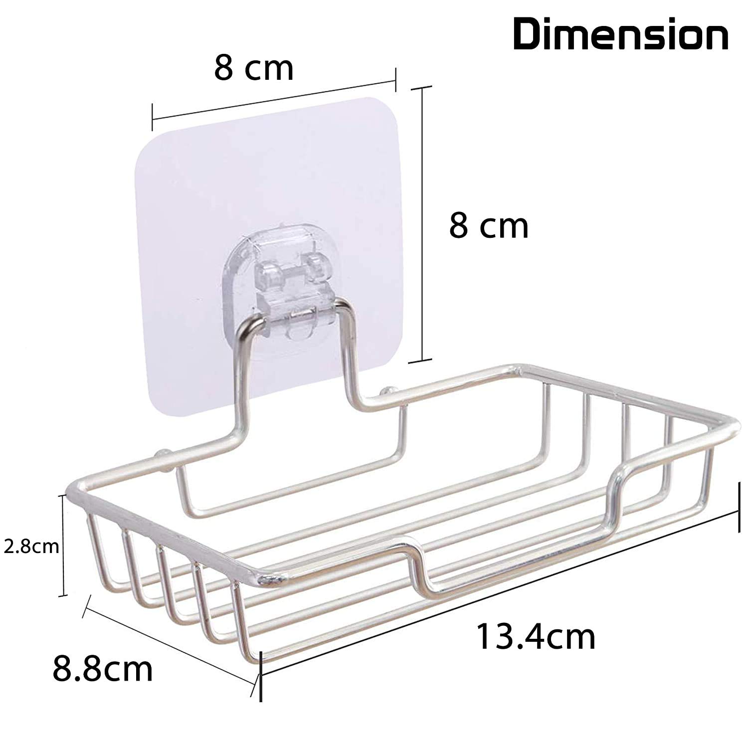 Self Adhesive Stainless Steel Soap Stands Wall Mount | Daraz.com.np
