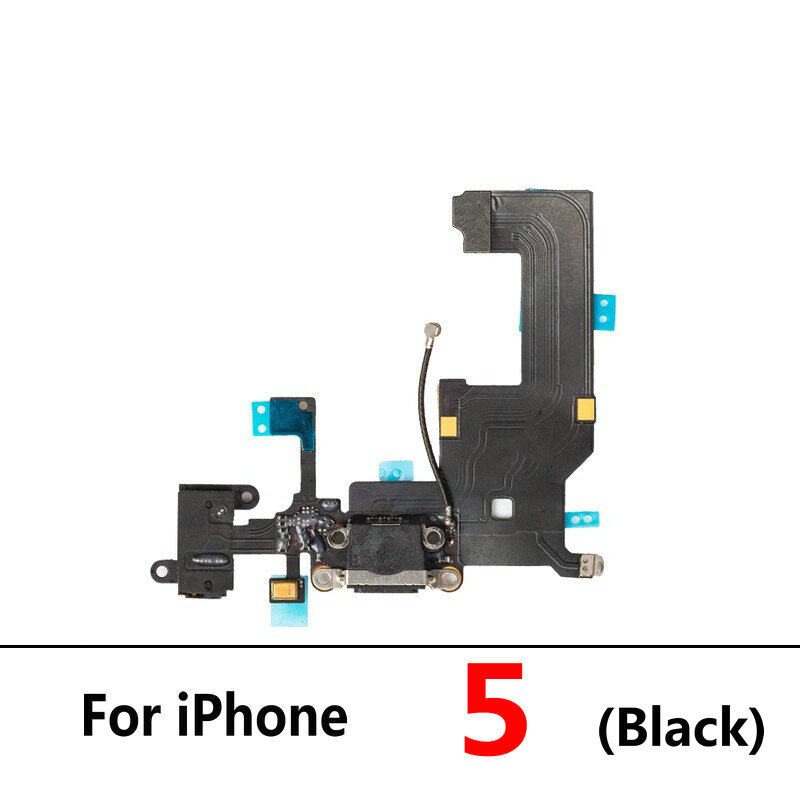 Charging Port Board Flex Replacement for iPhone 5 5C SE 5S Microphone ...