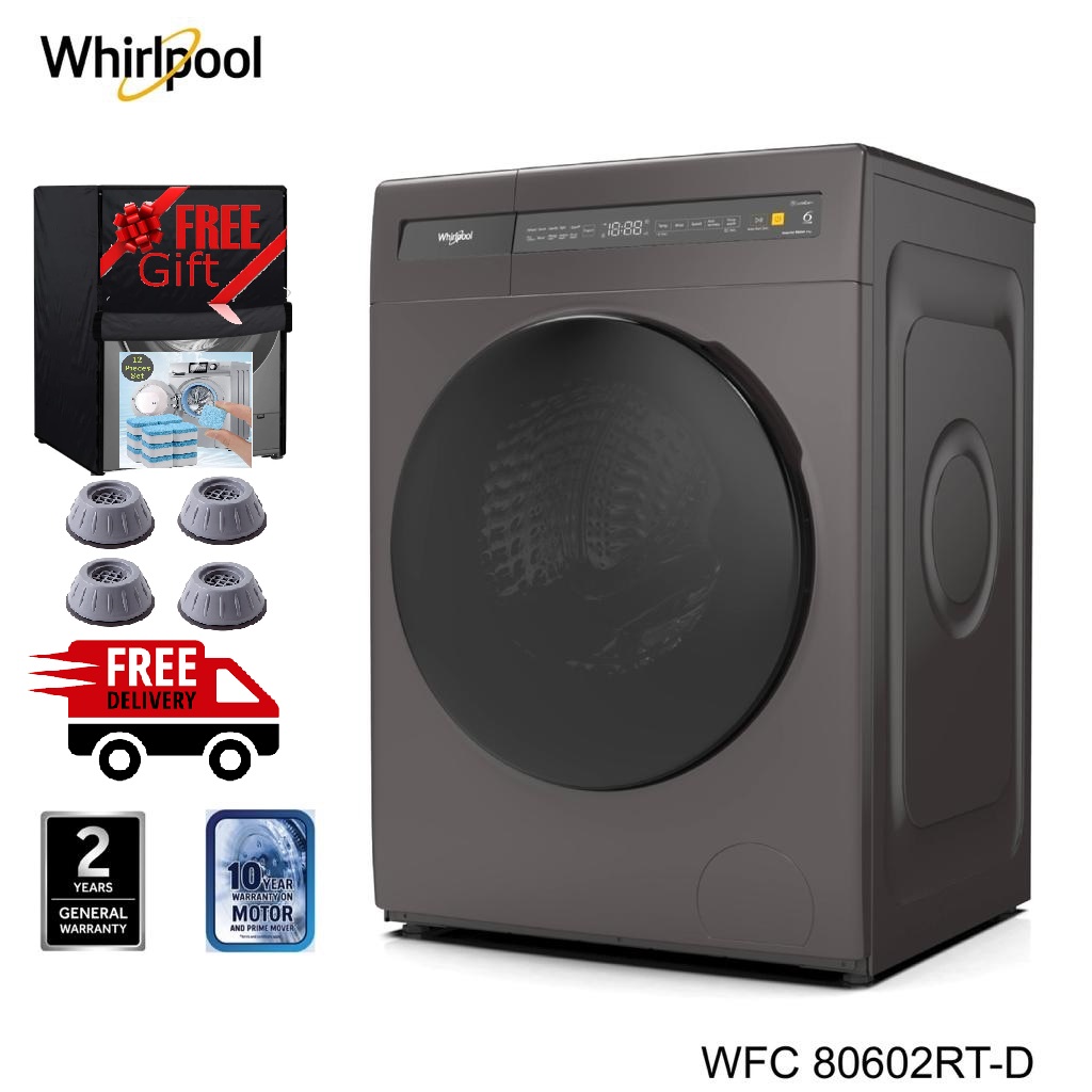Whirlpool Front loading Washing Machine 8 kg WFC80602RT- D | Daraz.com.np