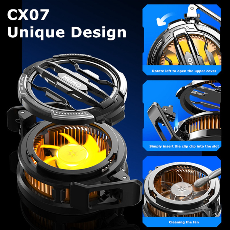 MEMO CX07 Magnetic Mobile Phone Game Cooler, Semiconductor Cooling Fan ...